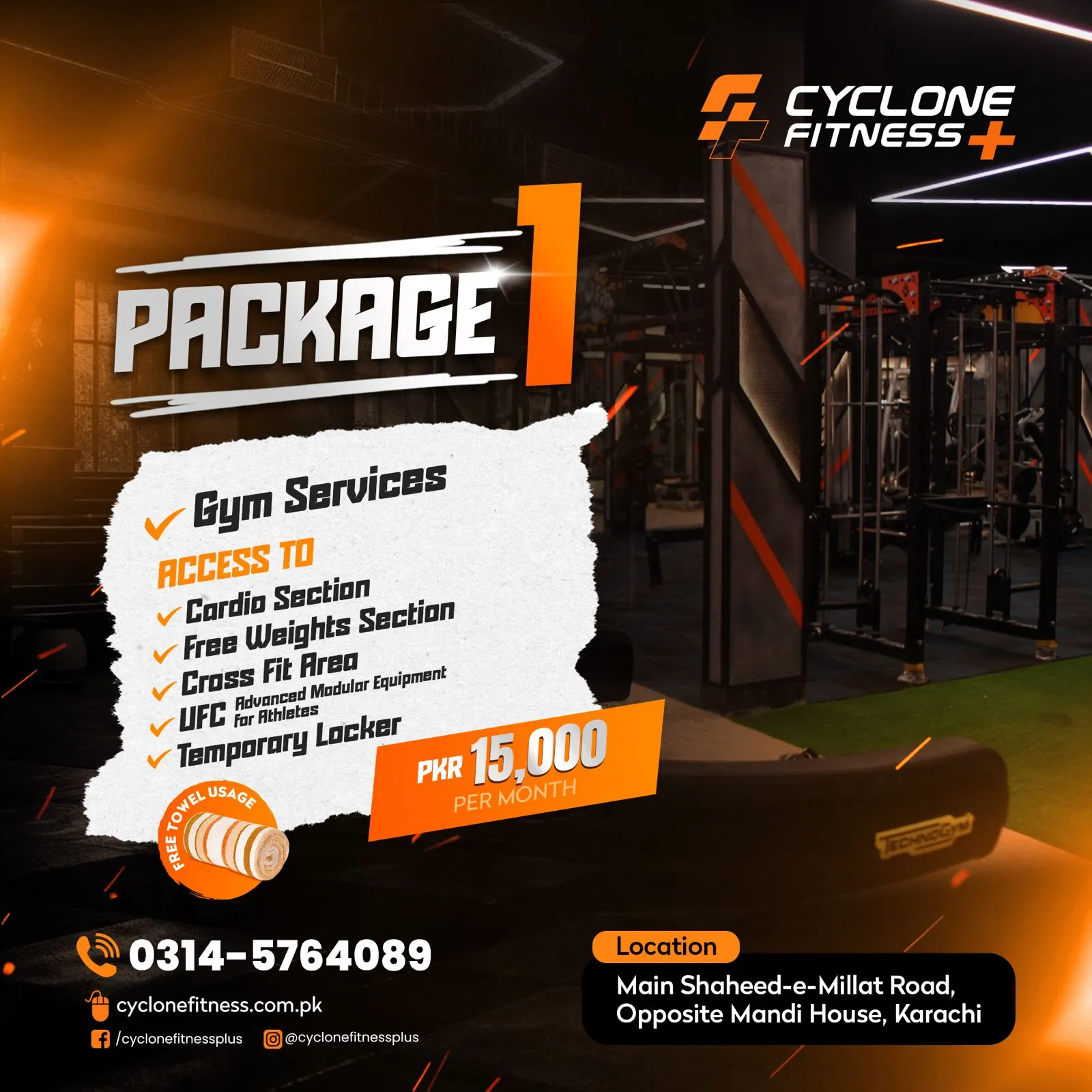 Cyclone Fitness – Hard Rock Game, Time to Change