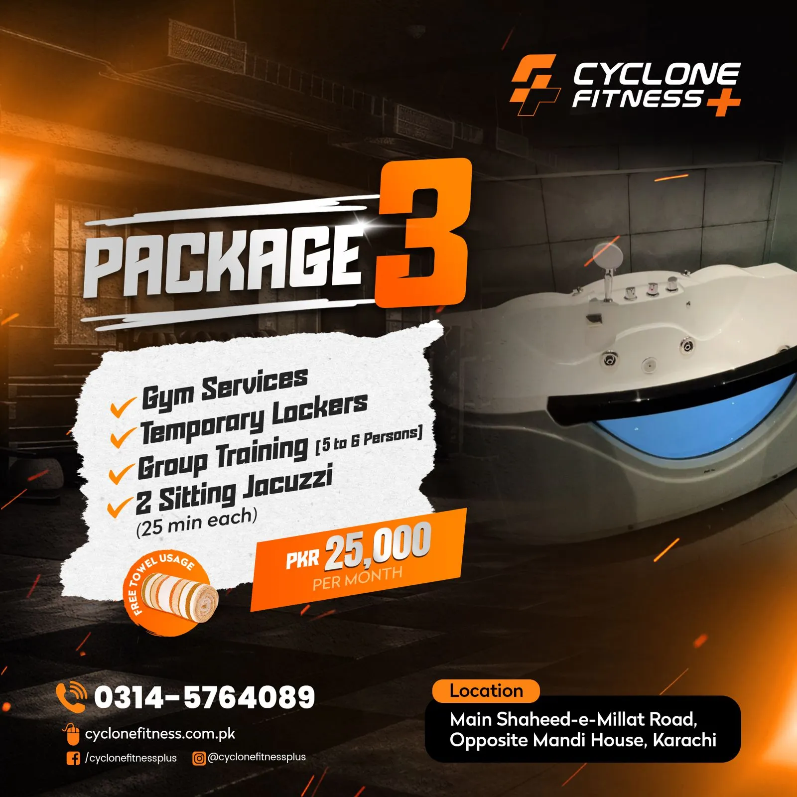 Cyclone Fitness – Hard Rock Game, Time to Change